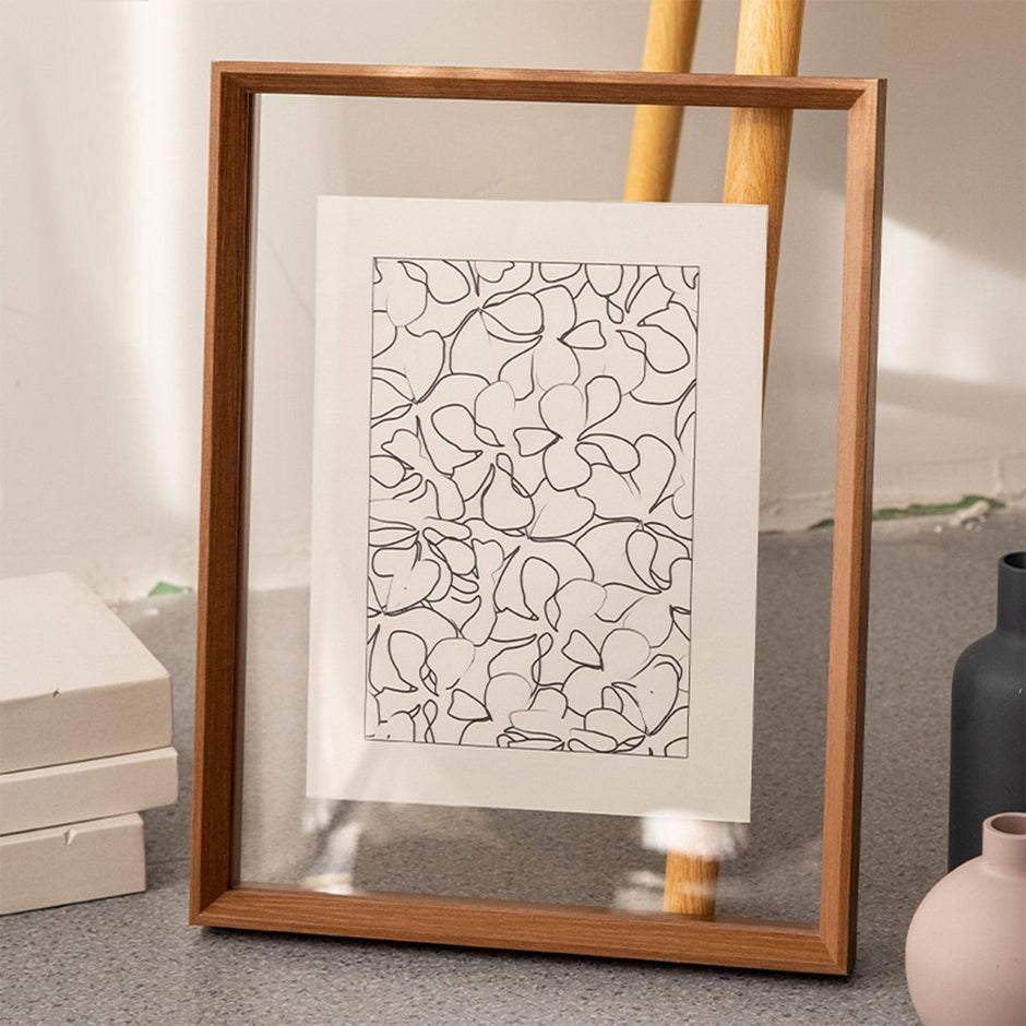 Double Sided Photo Frame Floating Transparency Frame Shadow Box