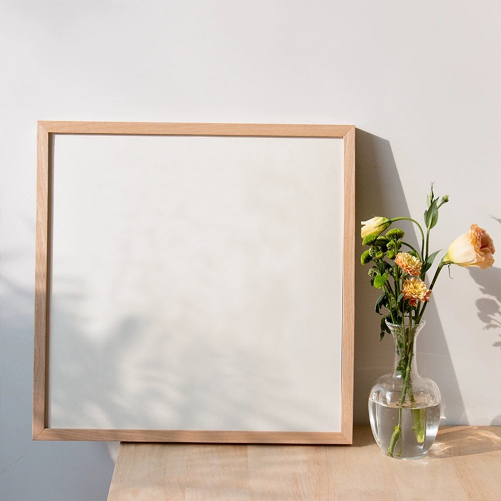 Square Wood Oak Photo Frame 24 inch 60x60cm