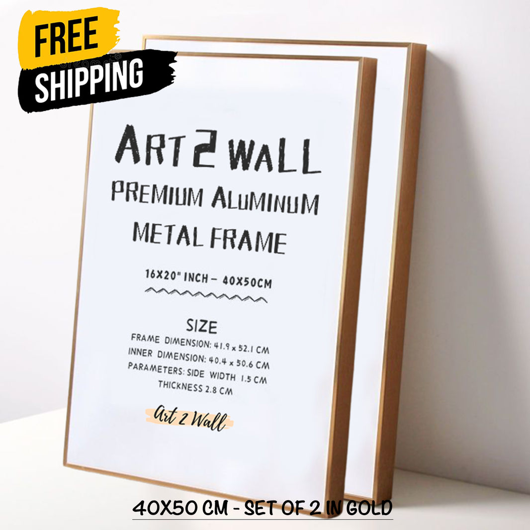 40x50CM oak or aluminum frame on Sales Free Shipping